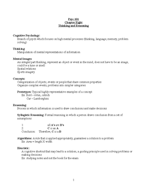 Psyc 101 Chapter 7 - The Foundations of Memory - Psyc 101 Chapter Seven Memory The Foundations ...