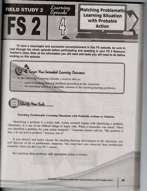 Field Study 2 - Episode 2 [ Scanned COPY] - FIELD STUDY 2 Learning Embedding Episode Action ...