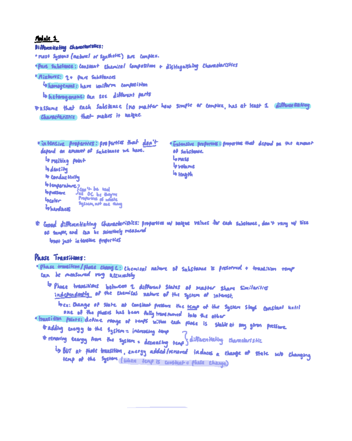 Unit 1 Module 1 Notes - Ilhnitating characteristics most systems ...