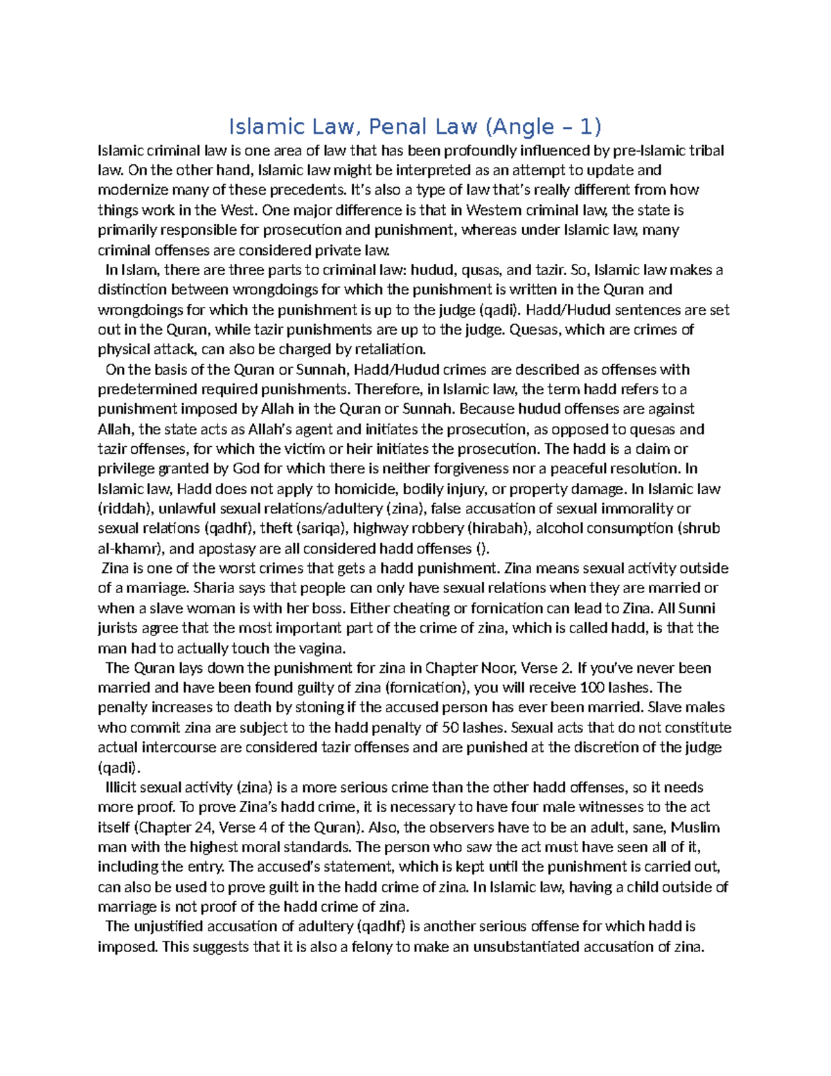 Penal Law angle 1 - Very helpful, and in the exam you will rock ...