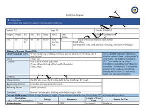 Focused SOAP Note MSK - good - MUSCULOSKELETAL FOCUSED SOAP NOTE ...