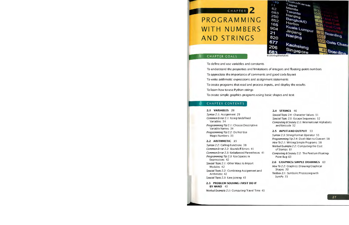 Ch02 - Notes - Ⰰ娀 C H A P T E R 2 PROGRAMMING WITH NUMBERS AND STRINGS ...