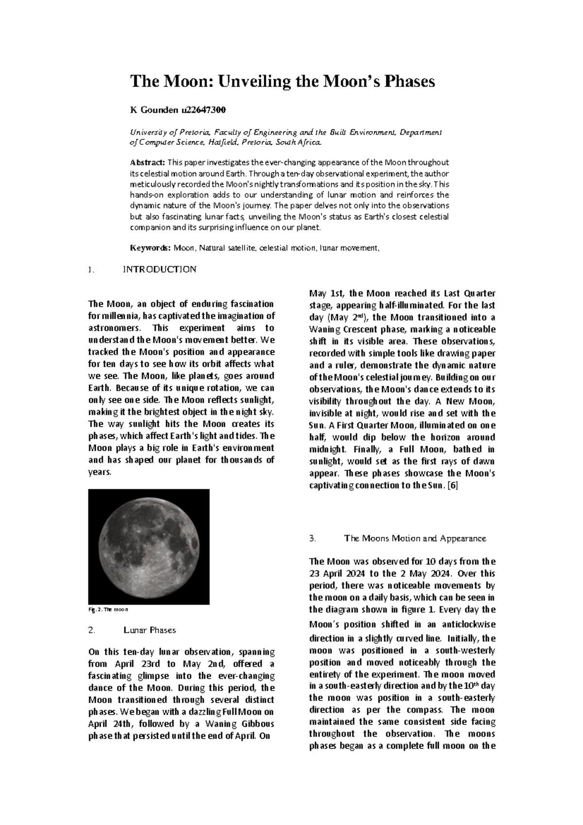 THE MOON'S Phases Article - The Moon: Unveiling the Moon’s Phases K ...