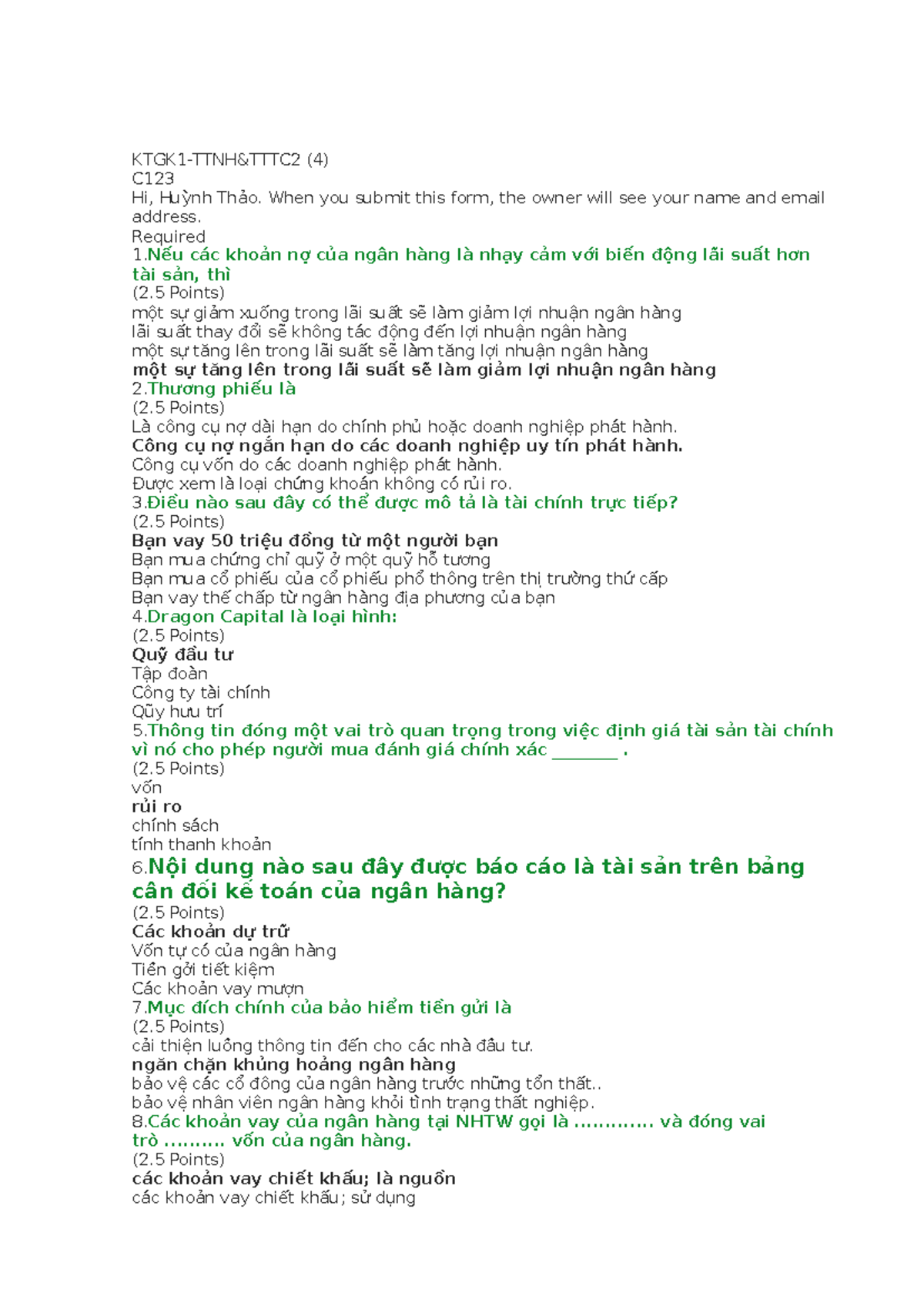 KTGK1 2 - Hdbdbbdbd - KTGK1-TTNH&TTTC2 (4) C Hi, Huỳnh Thảo. When you submit this form, the ...