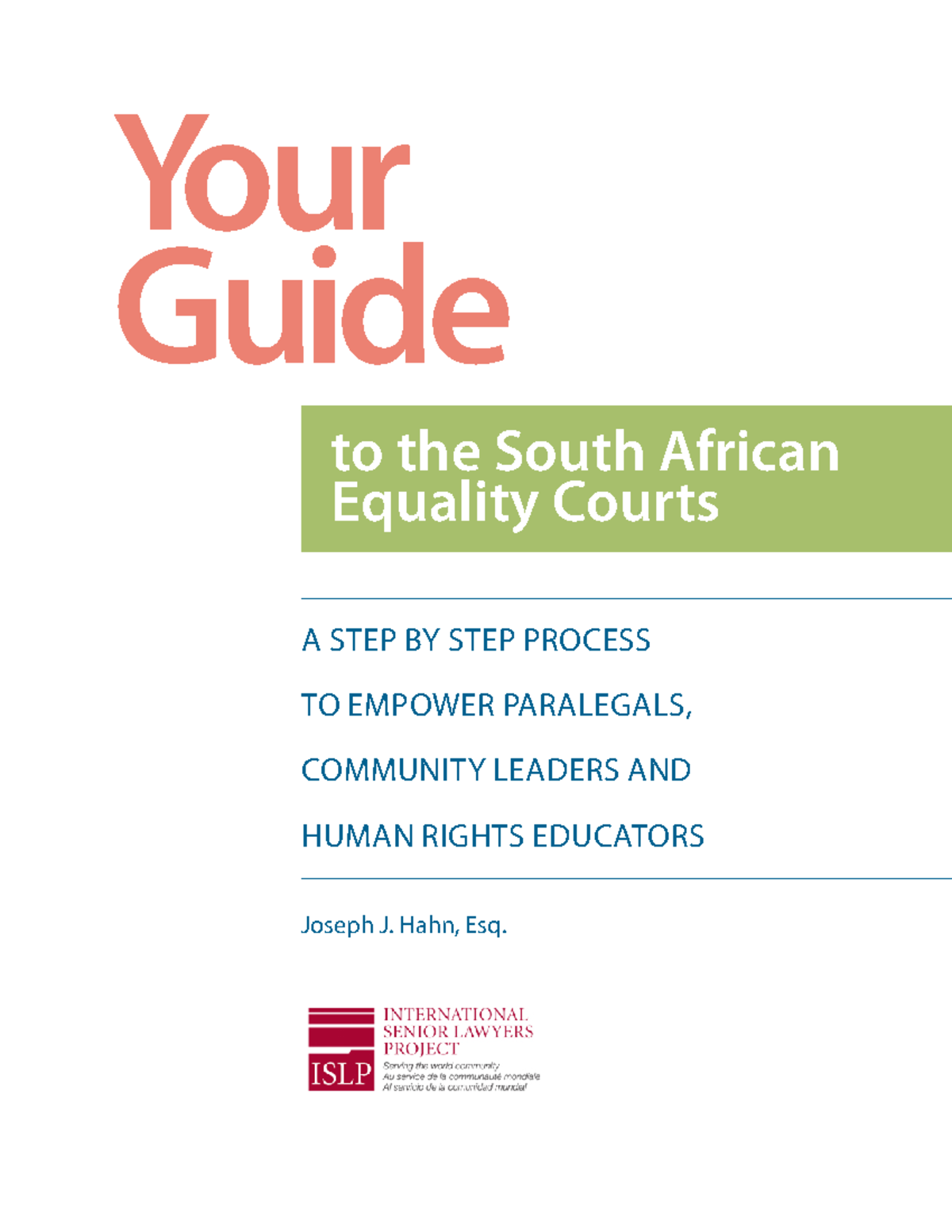 Equality Court Handbook 2015 - to the South African Equality Courts A ...