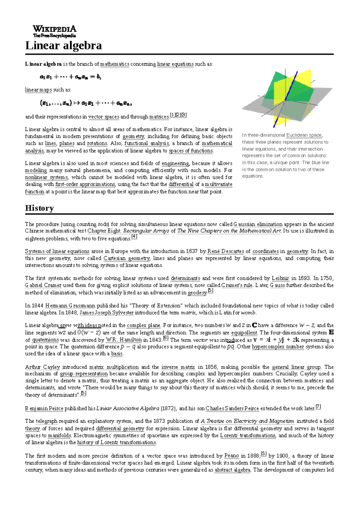 09-27 Linear algebra - In three-dimensional Euclidean space, these ...