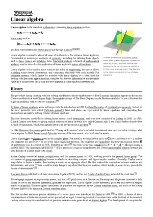 Linear notes - Lecture Notes in Linear Algebra Dr. Abdullah Al-Azemi ...