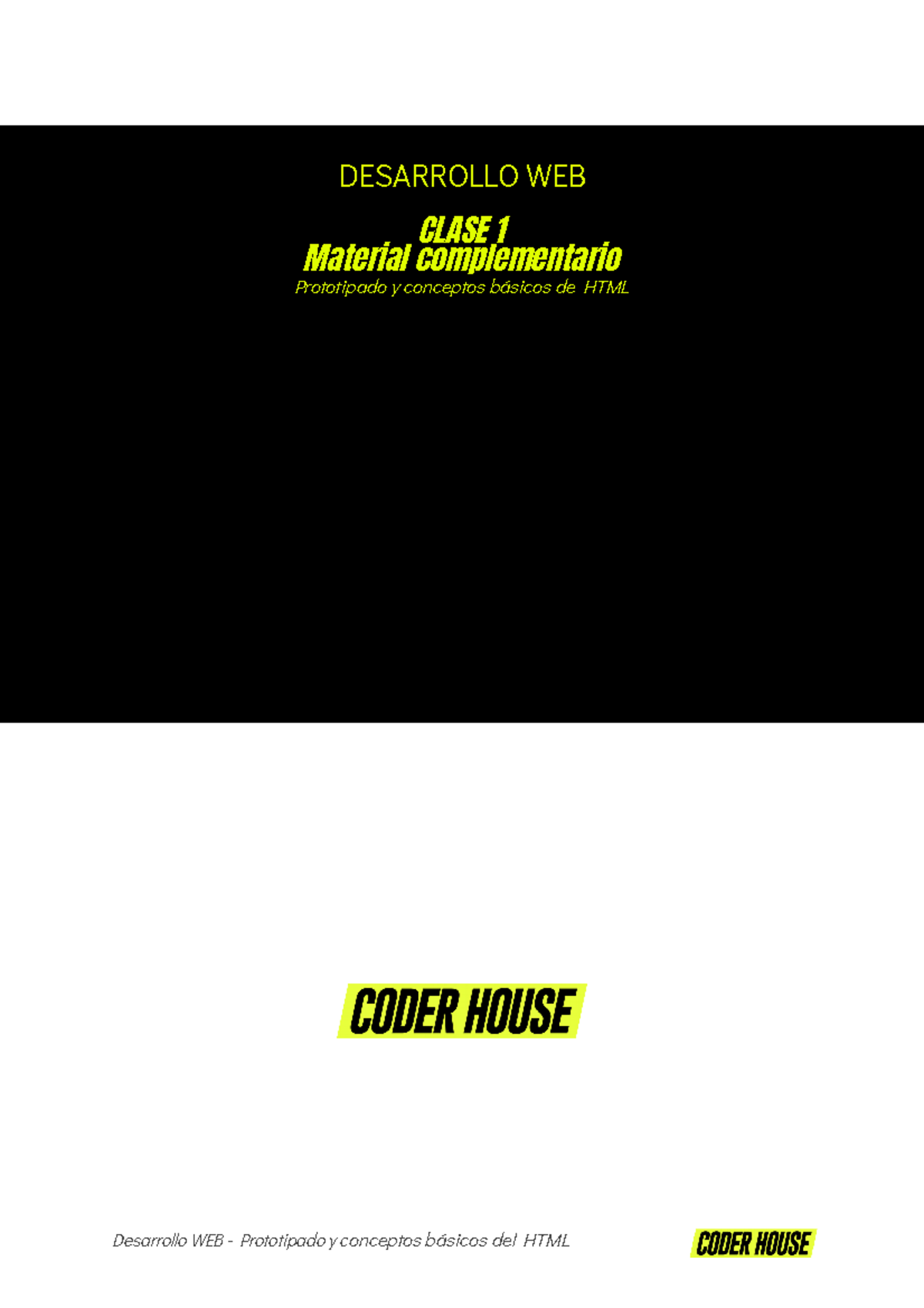 Clase 1. Prototipado y conceptos básicos de HTML - Material ...