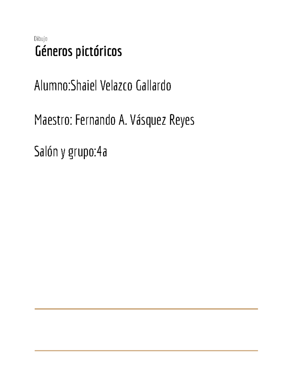 Géneros Pictóricos - Generos pictoricos - Dibujo Géneros pictóricos ...