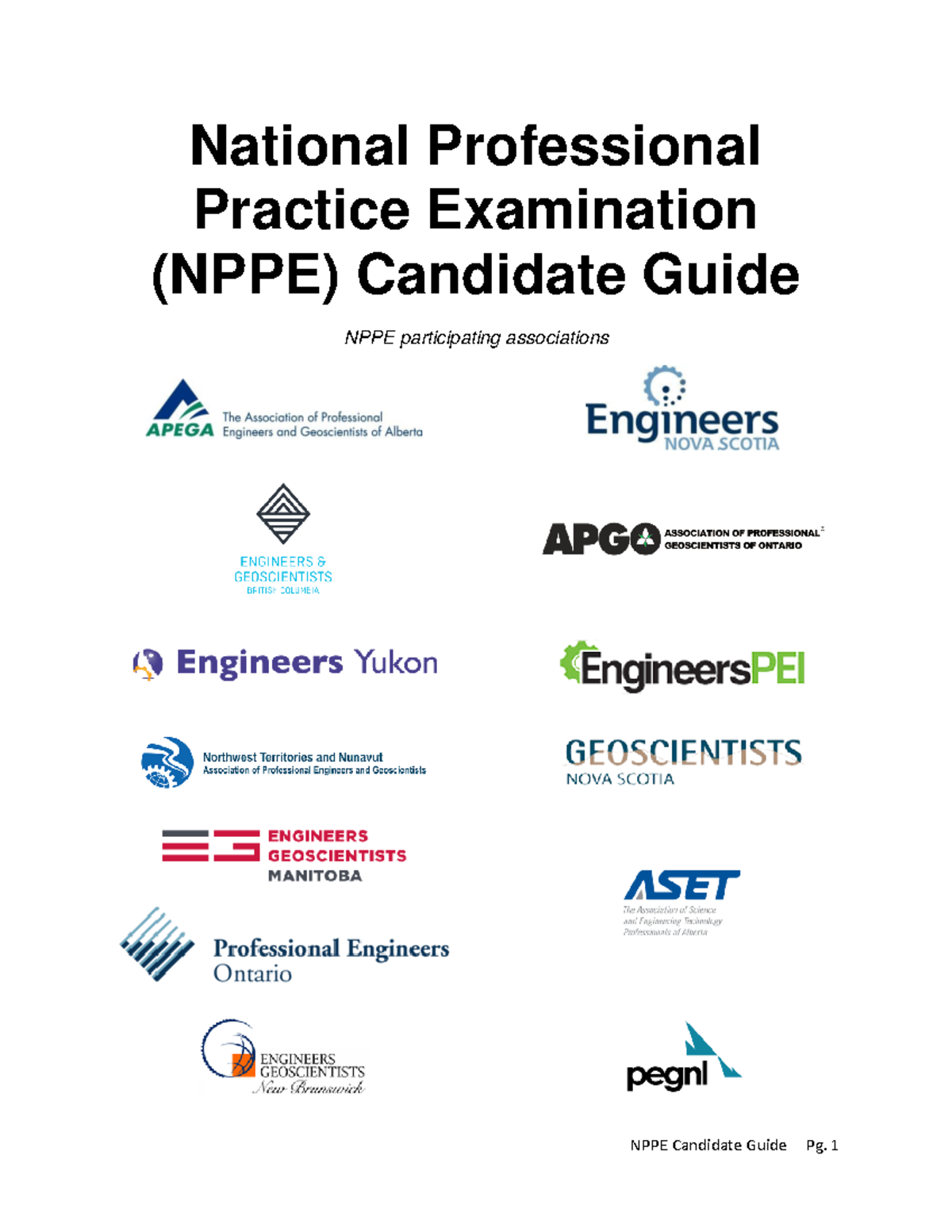 NPPE candidate guide 2020 Update - National Professional Practice ...