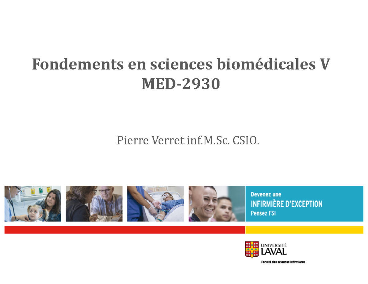 Mme Grenier resume - Fondements en sciences biomédicales V MED- 2930 ...