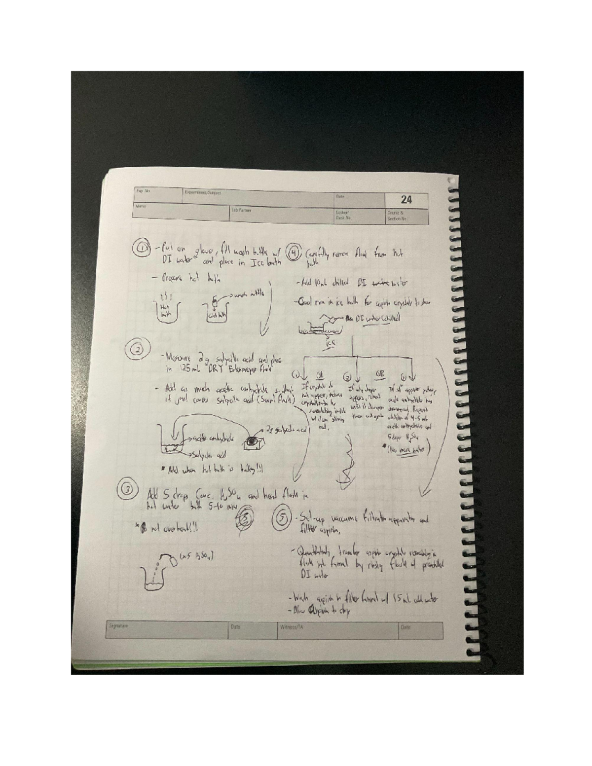Experiment 9 Flowchart - Chem 1Aa3 - Studocu