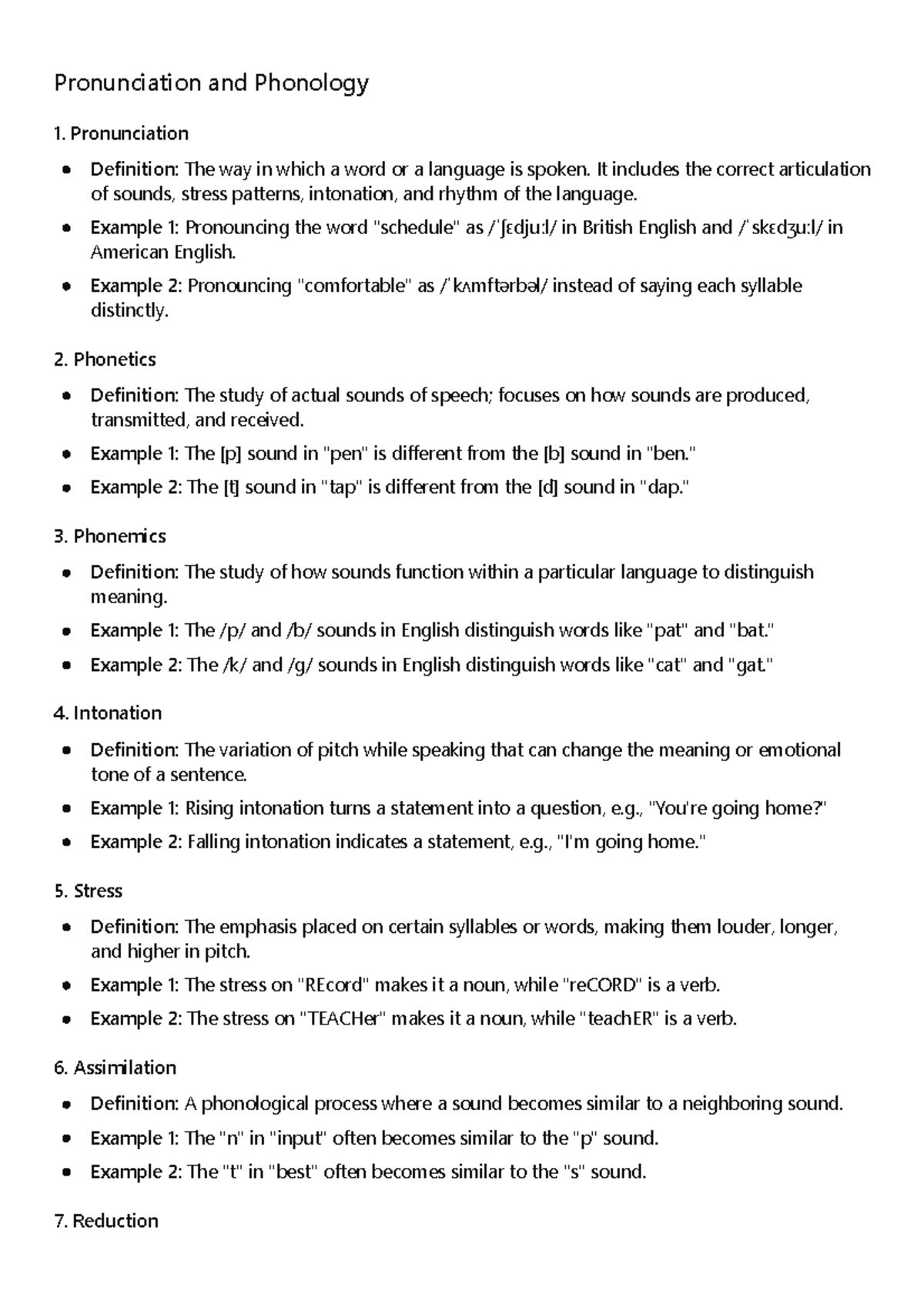 ESL Terminology Explained - Pronunciation and Phonology Pronunciation ...