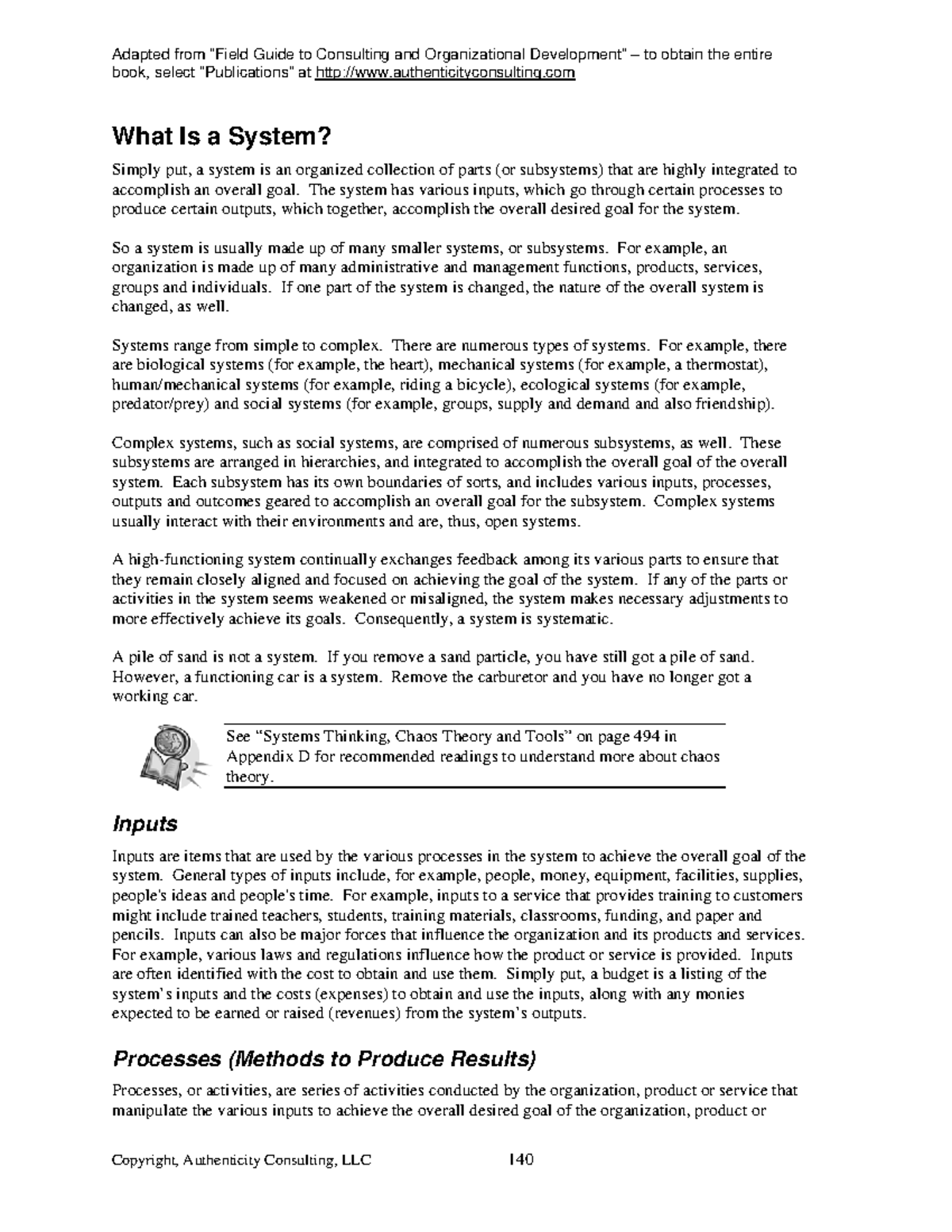 Defn-system - Def-system - Adapted from “Field Guide to Consulting and ...
