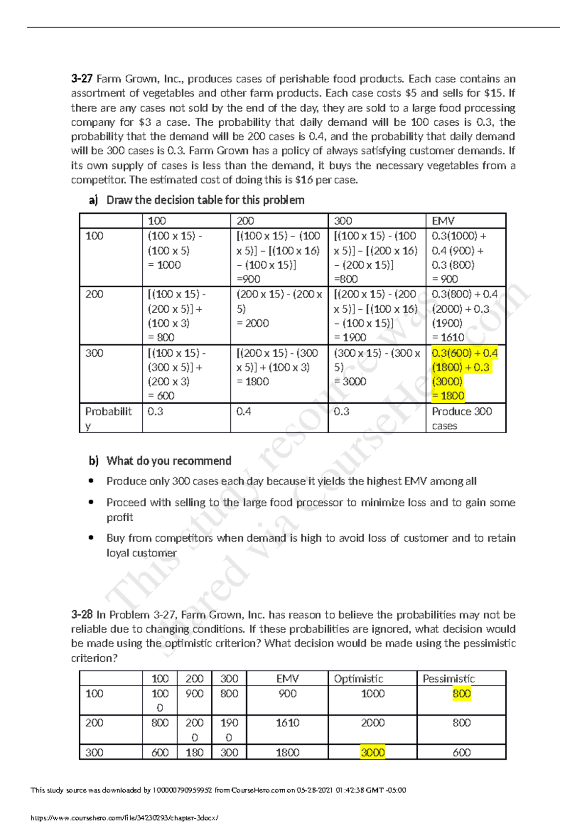 chapter notes for the number 5 in the textbook that was required - 3-27 ...