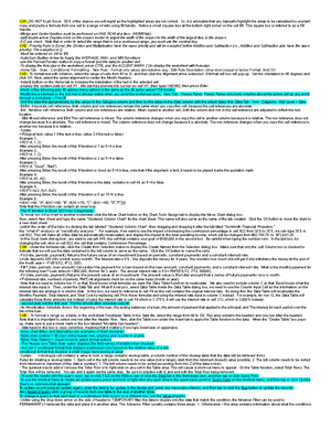 MISY Final Exam Cheat Sheet - Adding new records to tables – no row ...