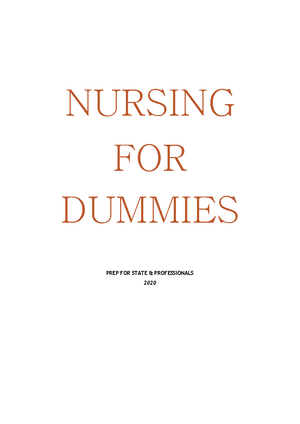 Nursing For Dummies - NURSING FOR DUMMIES PREP FOR STATE ...
