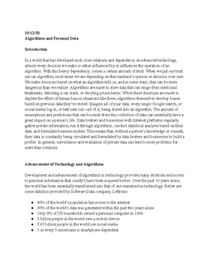 Midterm Portfolio - Midterm Portfolio Statement of Academic Integrity ...