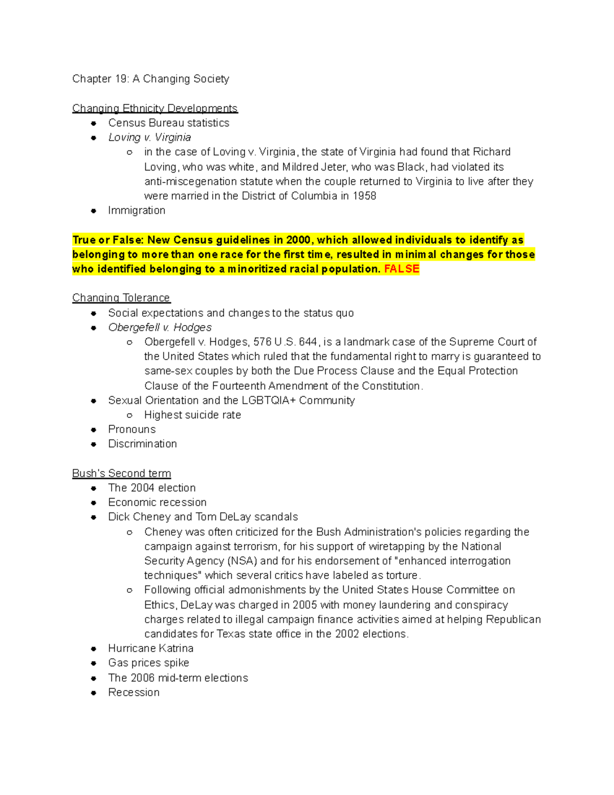 Chapter 19: A Changing Society - Chapter 19: A Changing Society ...