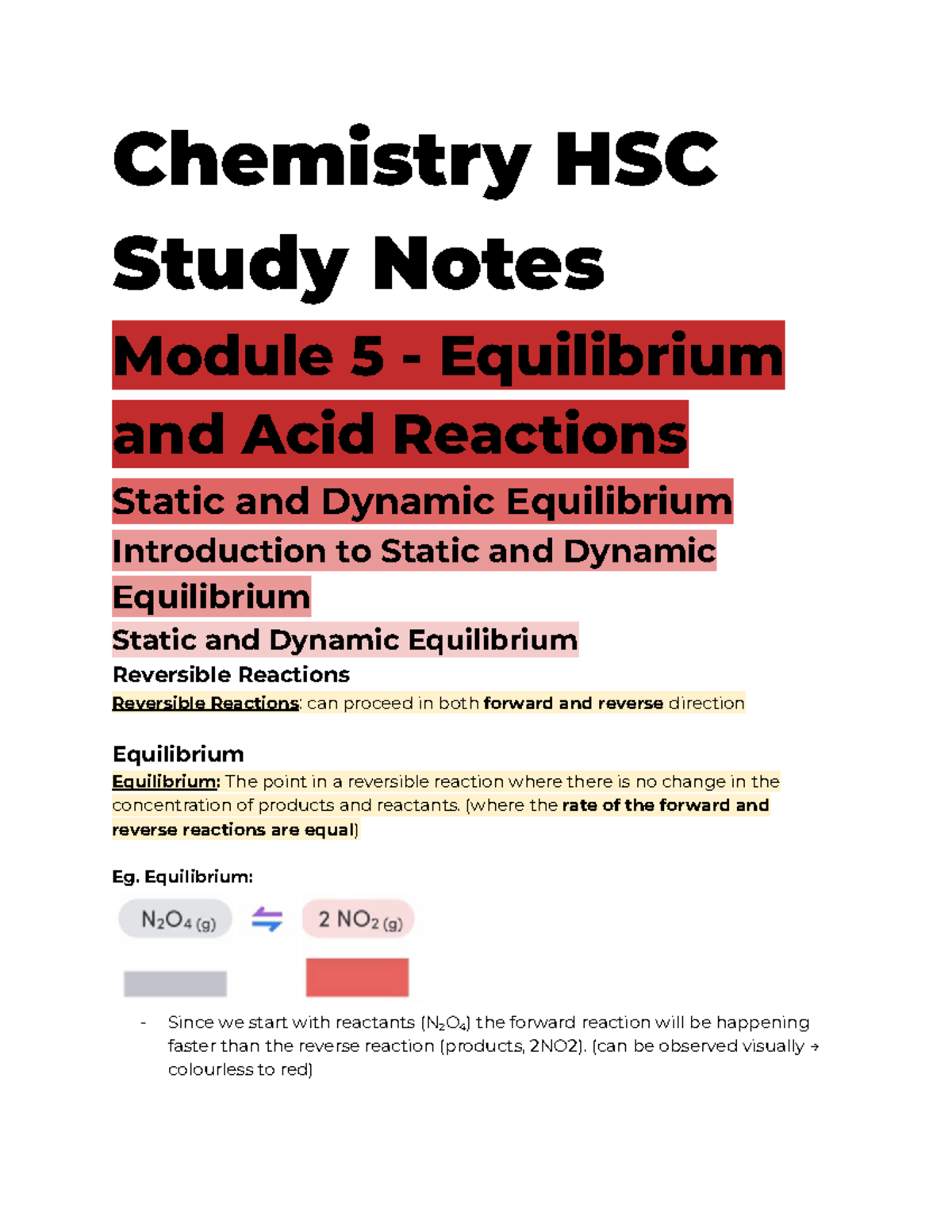 Chemistry HSC Study Notes - Chemistry HSC Study Notes Module 5 ...