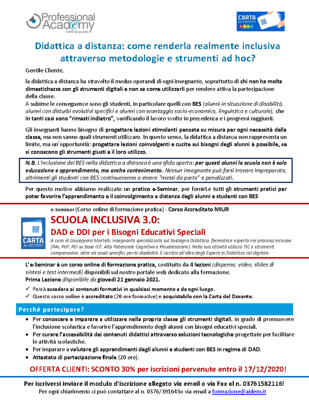 Didattica Inclusiva - 663 20 modulo[ 5078] - Didattica a distanza: come renderla realmente ...