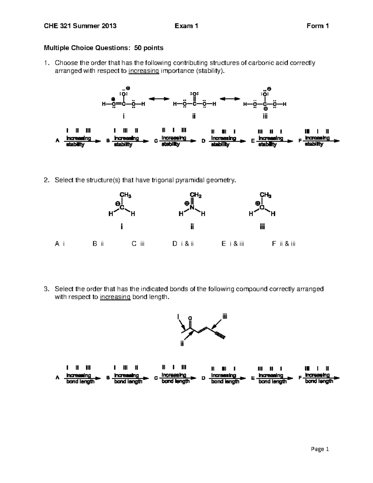 SS13 E1 - Practice exam - Multiple Choice Questions: 50 points Choose ...
