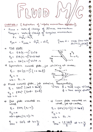 Boundary Layer Theory( Prandtl's) - fluid mechanics - Studocu