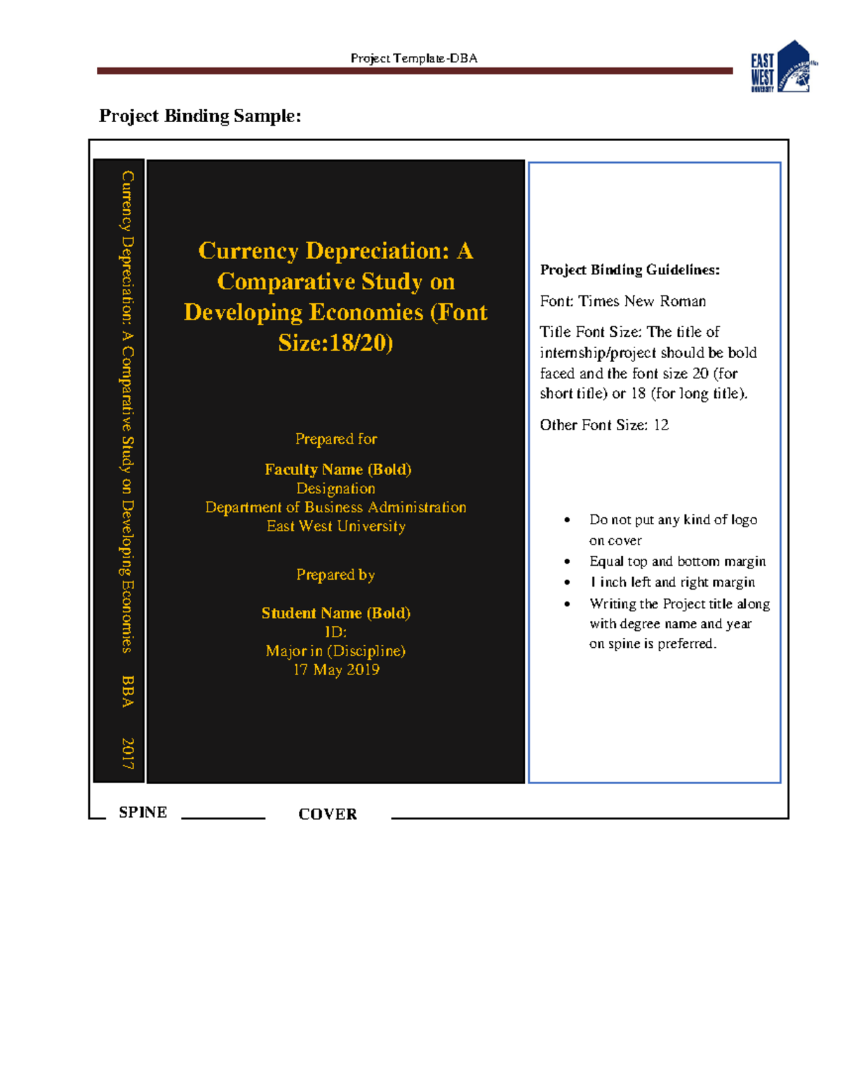 Project Template DBA EWU - Project Binding Sample: Currency ...