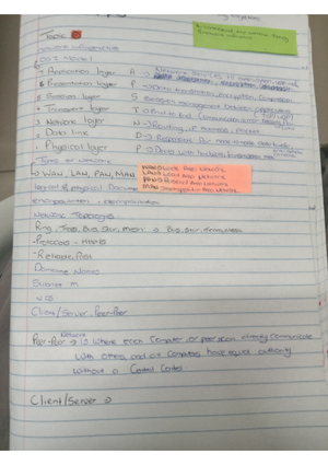 Networks 511 ca2 - Networks 511 CA TEST 2 MCQs Easy questions What part ...