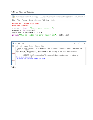 Screenshots 2.3 Guided Practice Input, Output, and Processing - CIS123 - Studocu