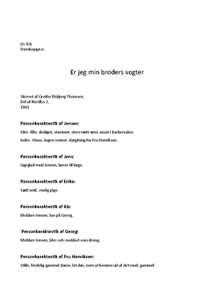 Litterære perioder i dansk - Litterære perioder i dansk Foroven ses en ...