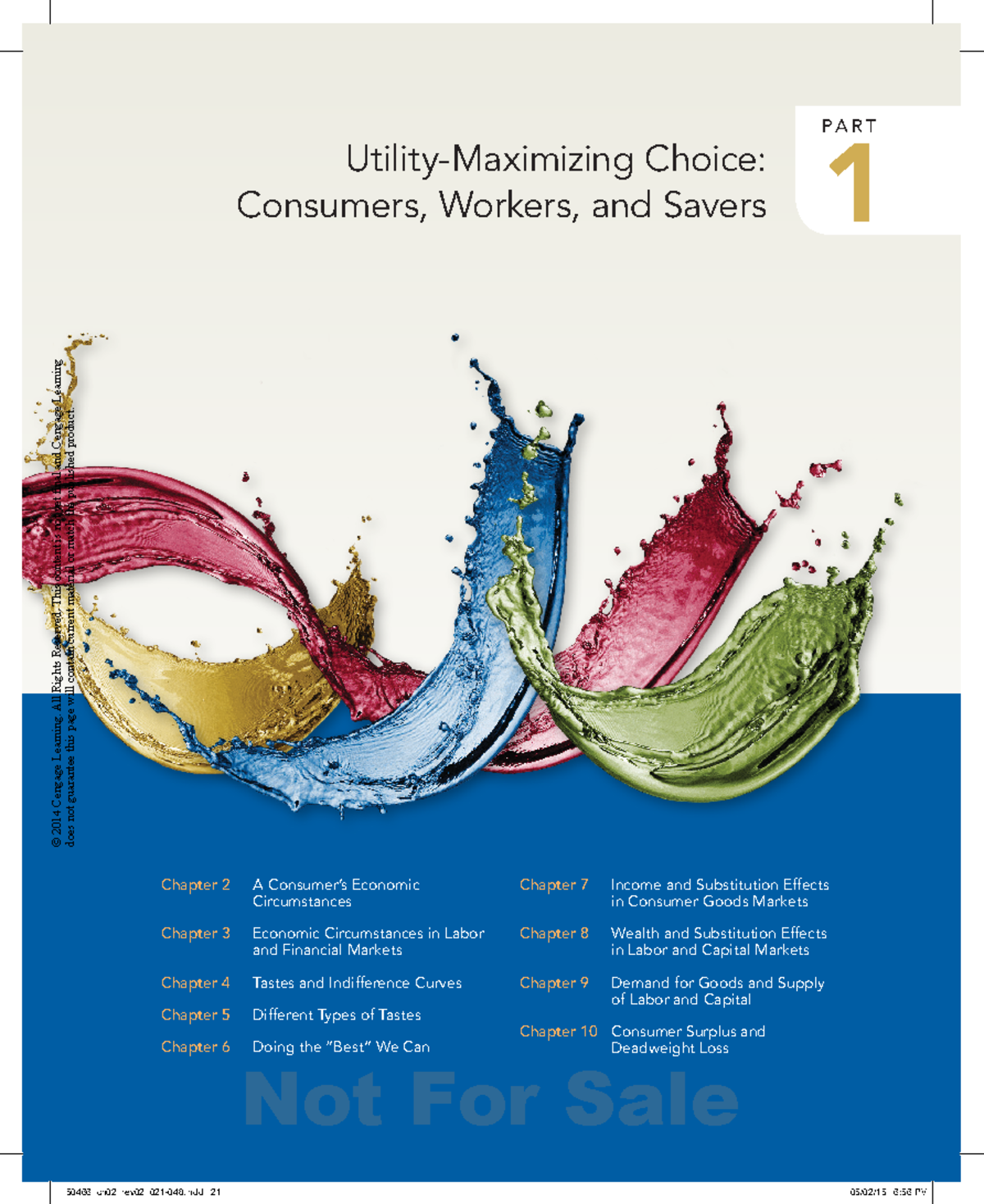 Chapter 2 - Microeconomics: An Intuitive Approach with Calculus by ...
