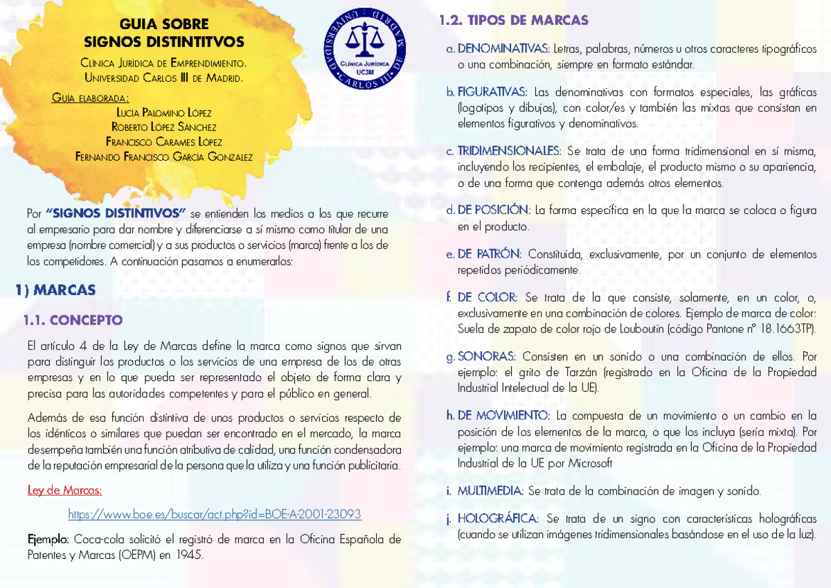 GUIA Signos Distintivos. Marcas - GUIA SOBRE SIGNOS DISTINTITVOS ...