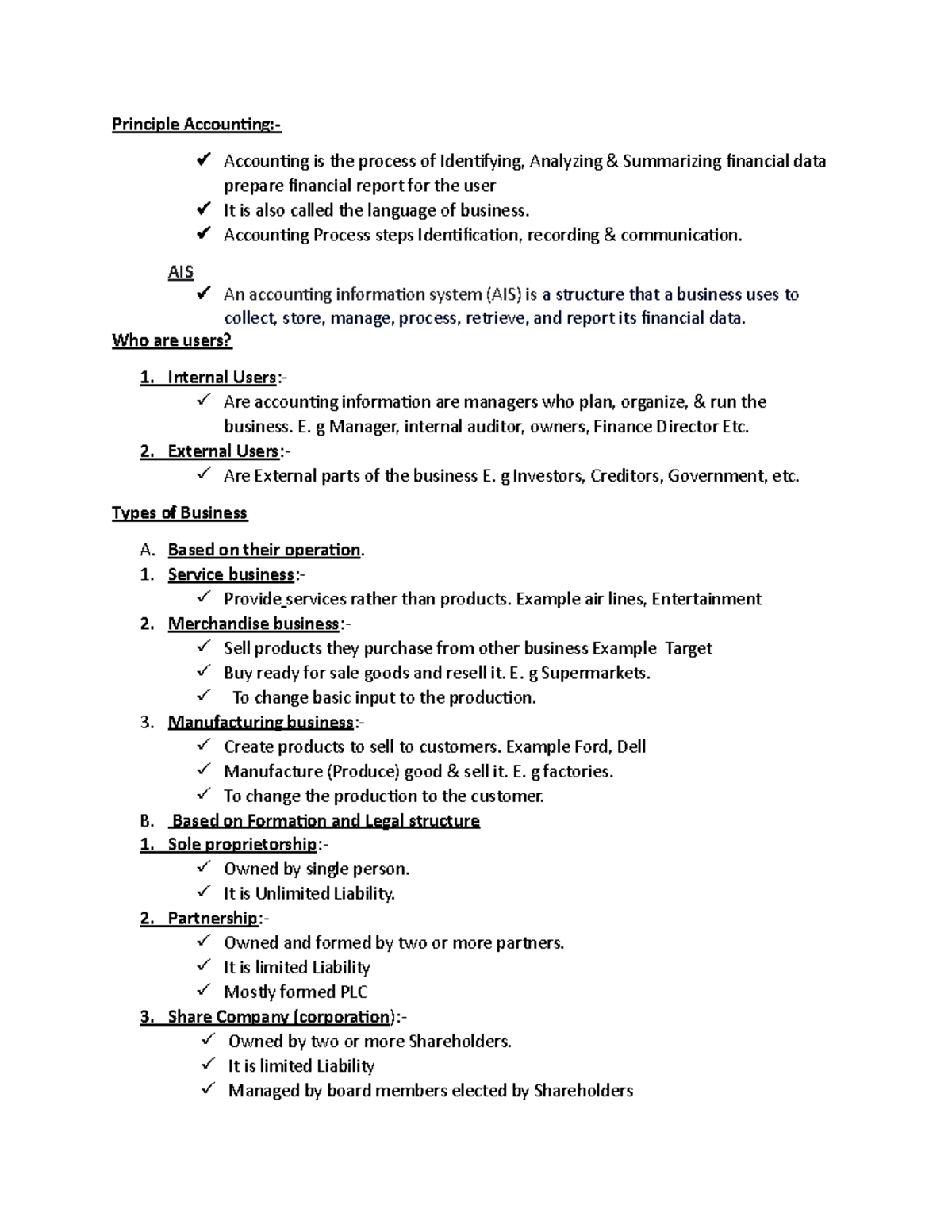 Accounting - Accounting Process steps Identification, recording ...