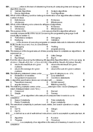 DAA - UNIT-I Introduction: Introduction: Algorithm Definition ...