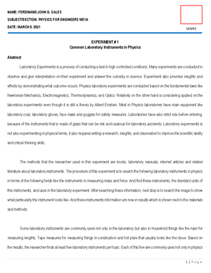 Accuracy precision errors - solution - TY Physics Accuracy & Precision Solution Module 01 The ...