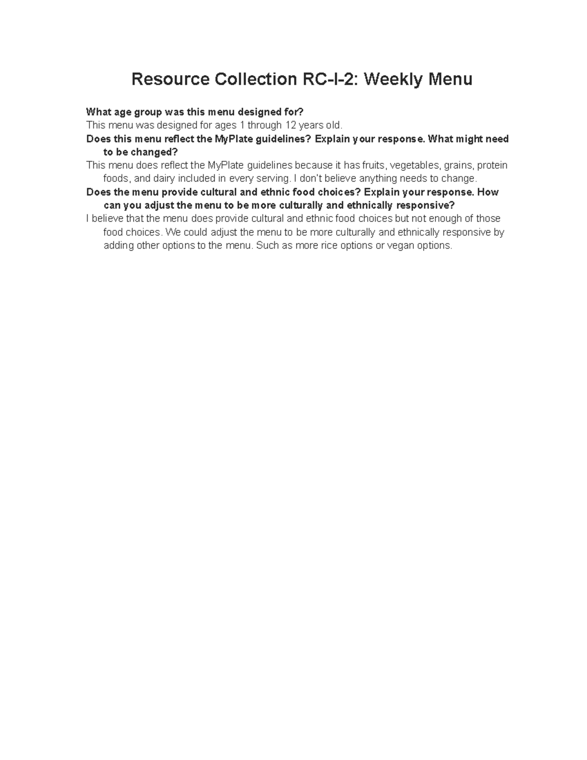 Awest Resource Collection RC-I-2 Weekly Menu 12042023 - Resource ...