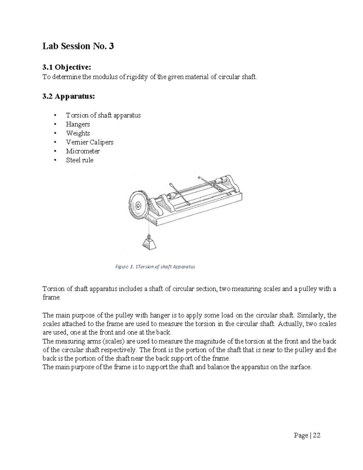 1 MOM Lab manual experiment 3 - Lab Session No. 3 3 Objective: To ...