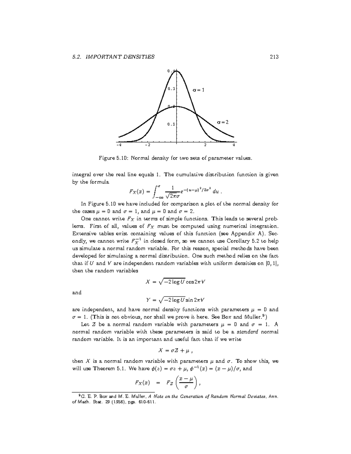 Prob book-221-241 - Prob book - 5. IMPORTANT DENSITIES 213 -4 -2 2 4 σ ...