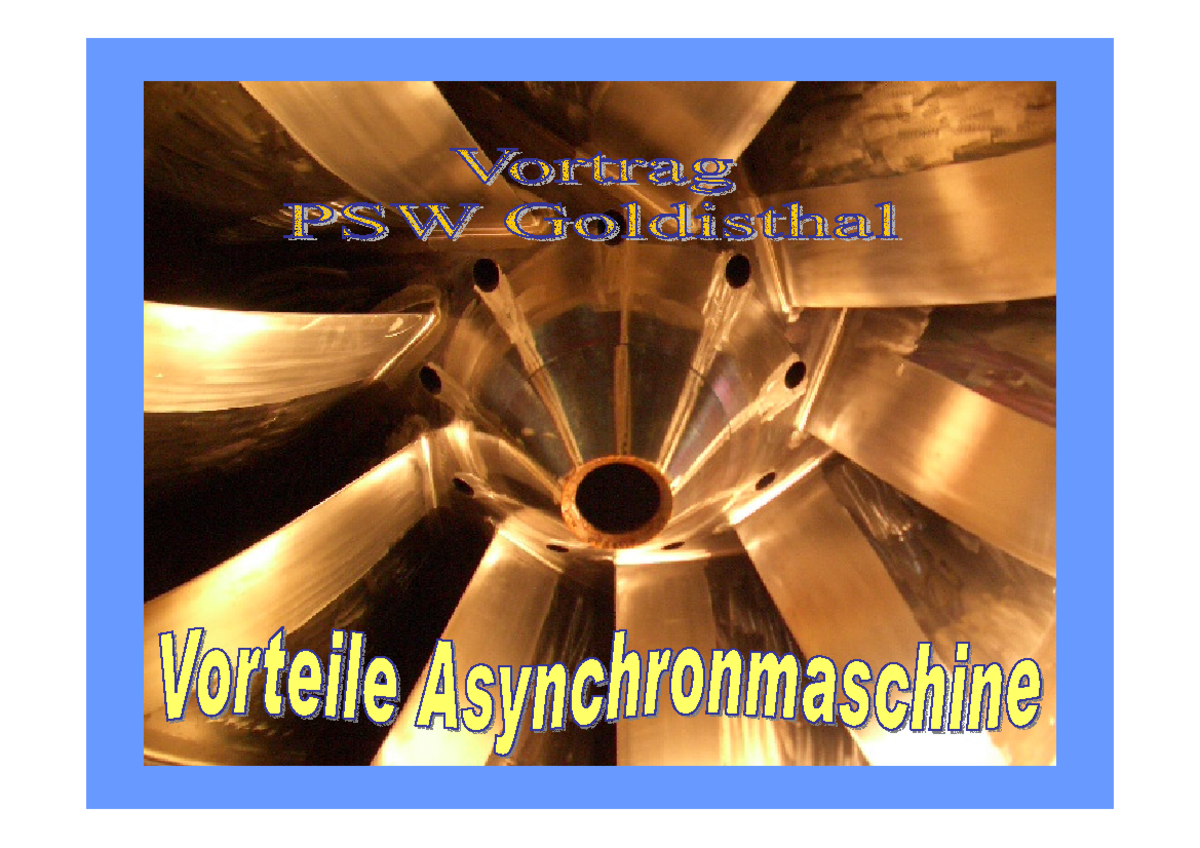 Vorteile Asynchronmaschine WVNL - Unterschiede zwischen ...