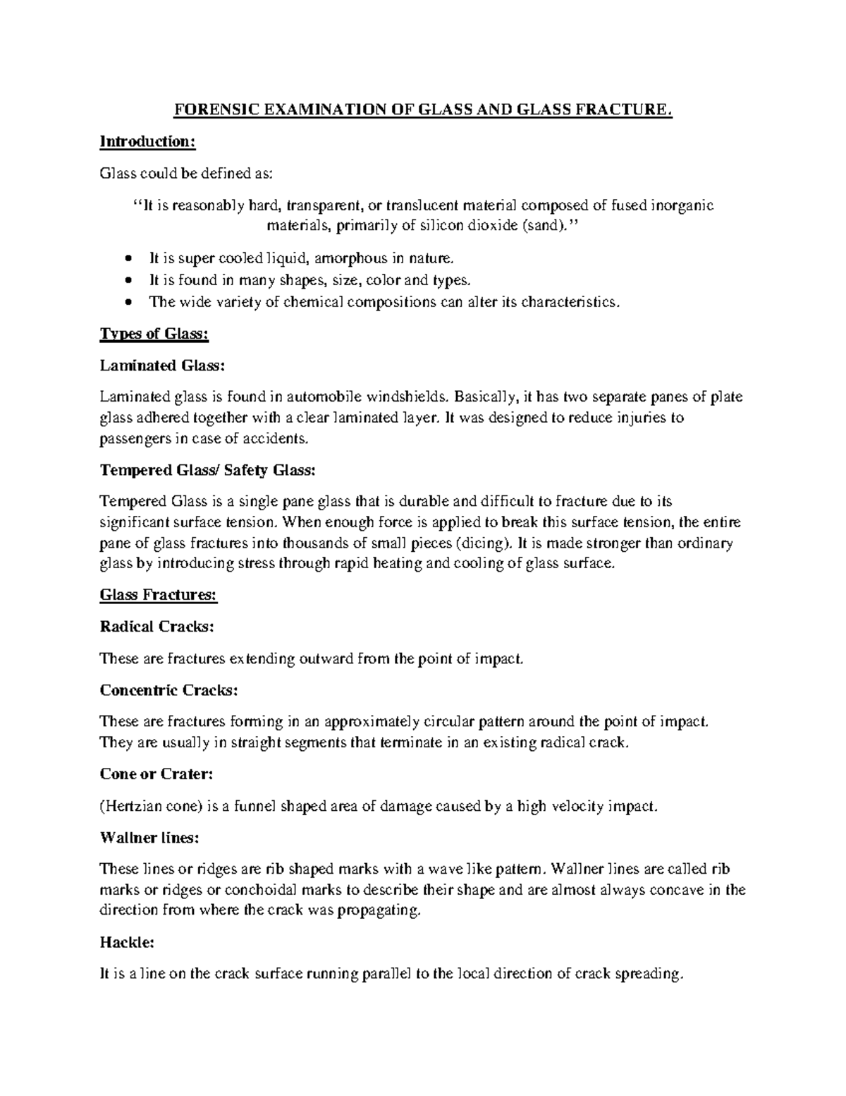 Group 2 - Best notes for your preparation - FORENSIC EXAMINATION OF ...