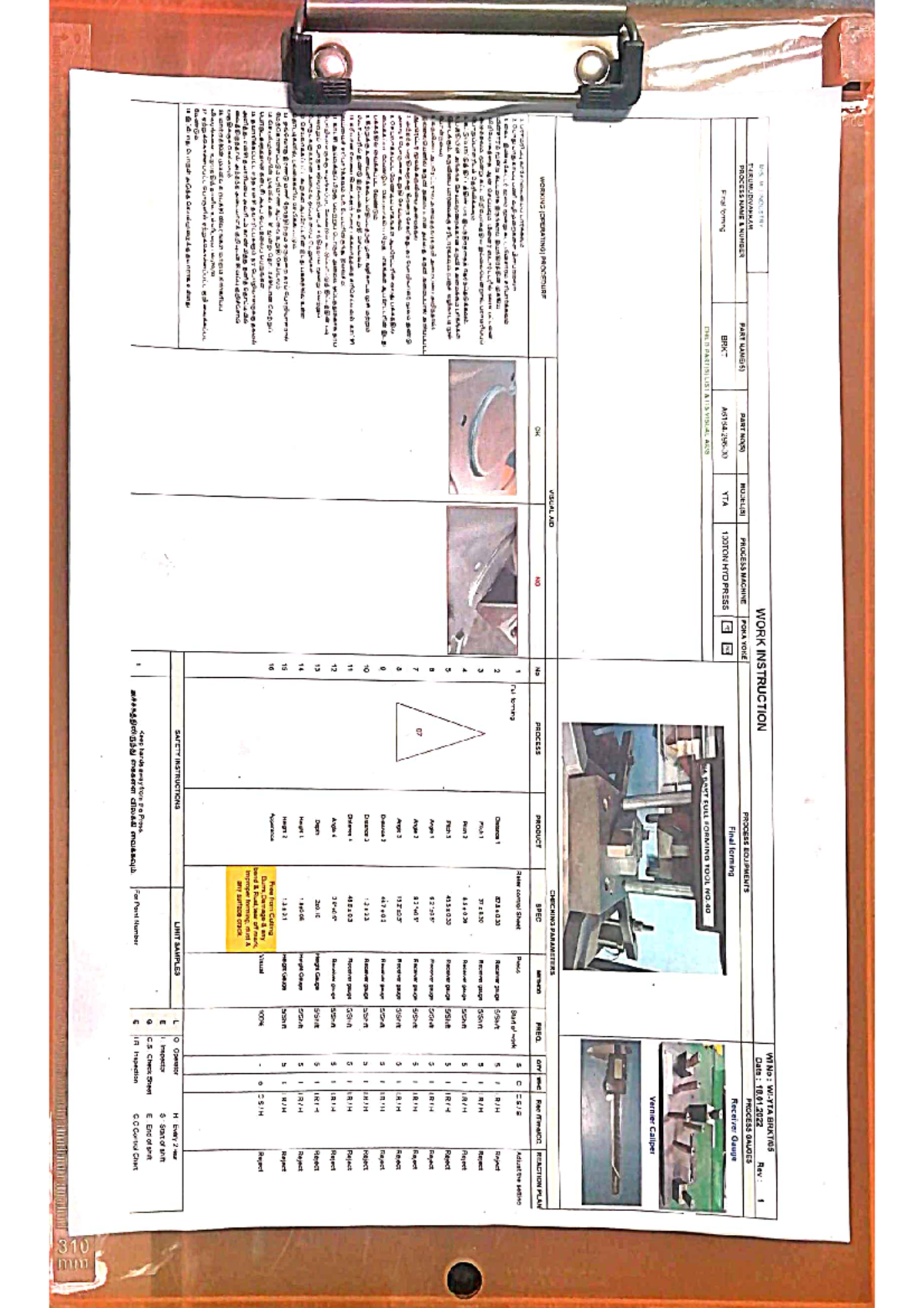 Work instructions displayed at Inprocess - Studocu