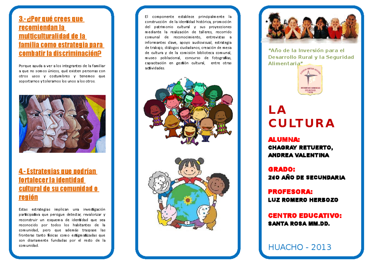 Triptico Plantilla - pantilla - Presentación El presente trabajo es ...