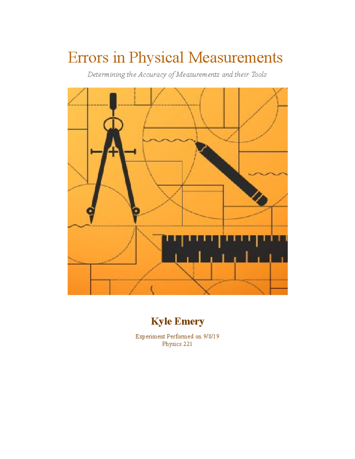 Lab-Errors - The tutorial work for week 1 - Errors in Physical ...