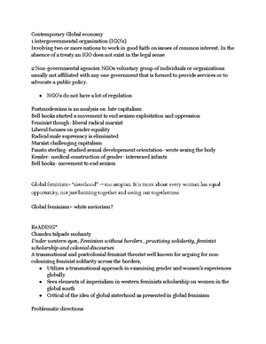 Week 12 - Gender and embodiment - Gender and embodiment Gender impacts ...