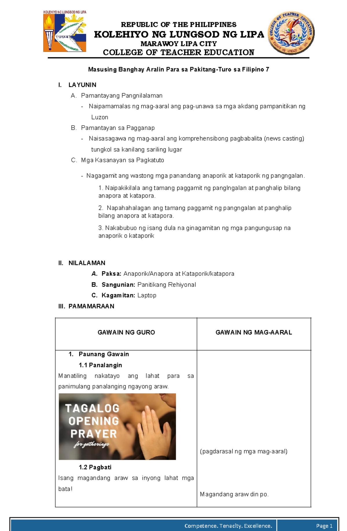 Anapora-katapora - Anapora Katapora 4A lesson plan with assignment ...