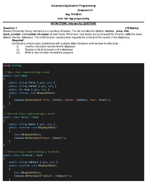Smart devices programming - Programming Smart Devices Coverage: This note set covers the ...