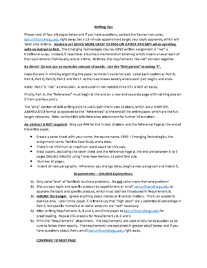 Techfite Case Study - WGU C850 Emerging Technologies - Techfite Case ...