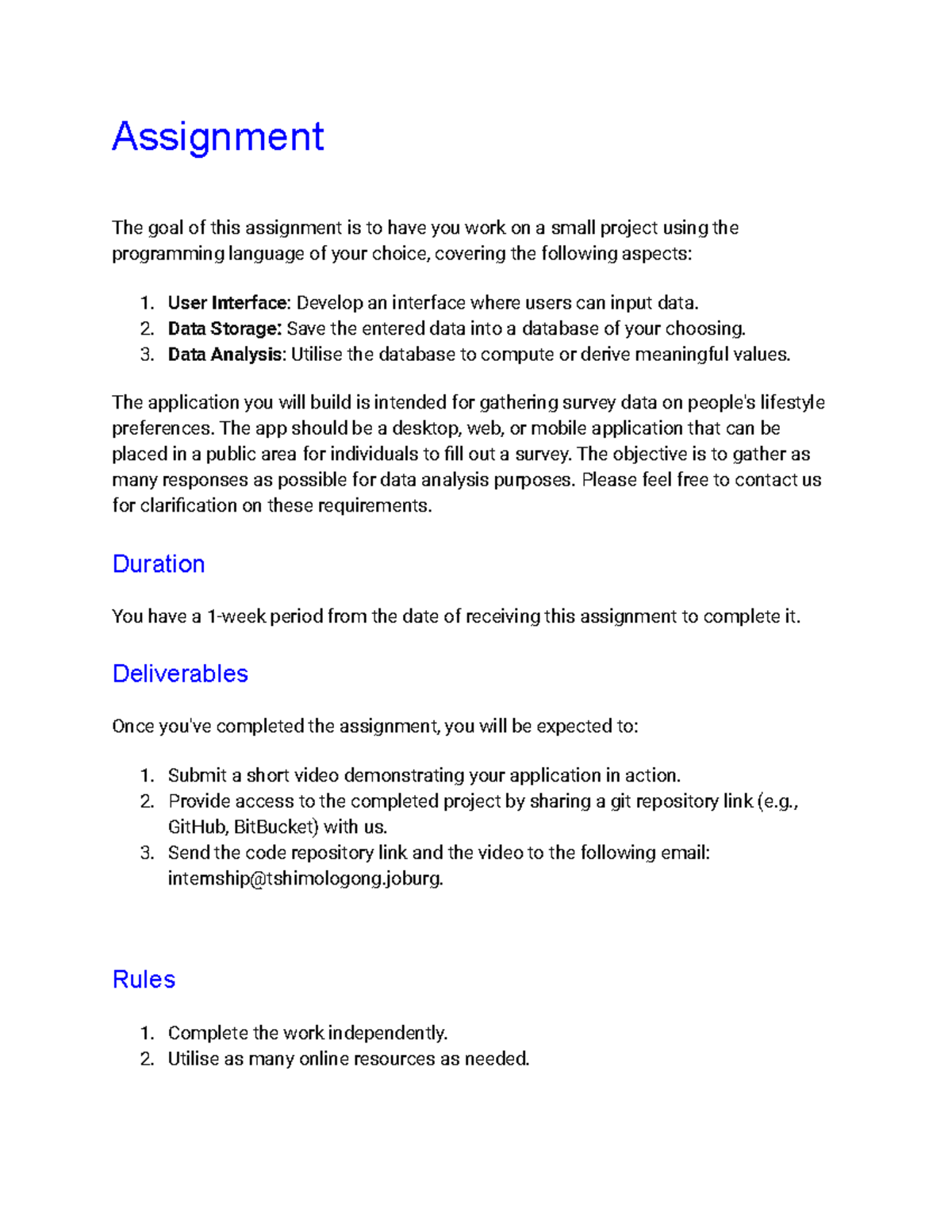 System software 500 - Assignment The goal of this assignment is to have ...