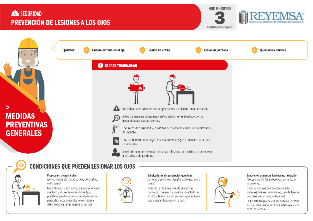 Prevencion de los ojos - Señalización y aviso de prevención en ojos ...